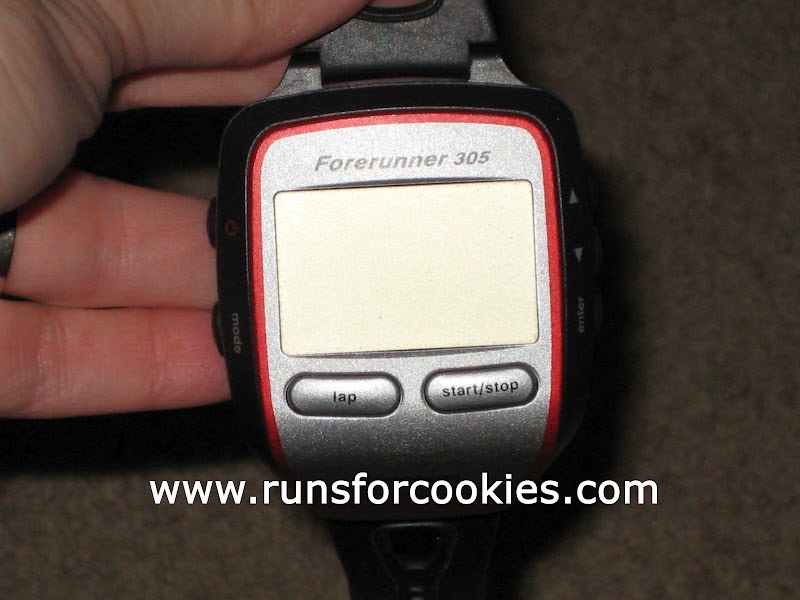 Runs for Cookies: TUTORIAL: How to use your Garmin Forerunner 205/305
