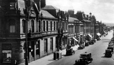 Tour Scotland: Old Photograph John Finnie Street Kilmarnock Scotland
