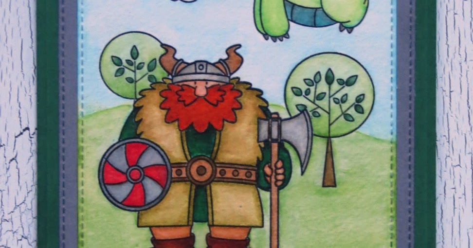 Viking Birthday Card