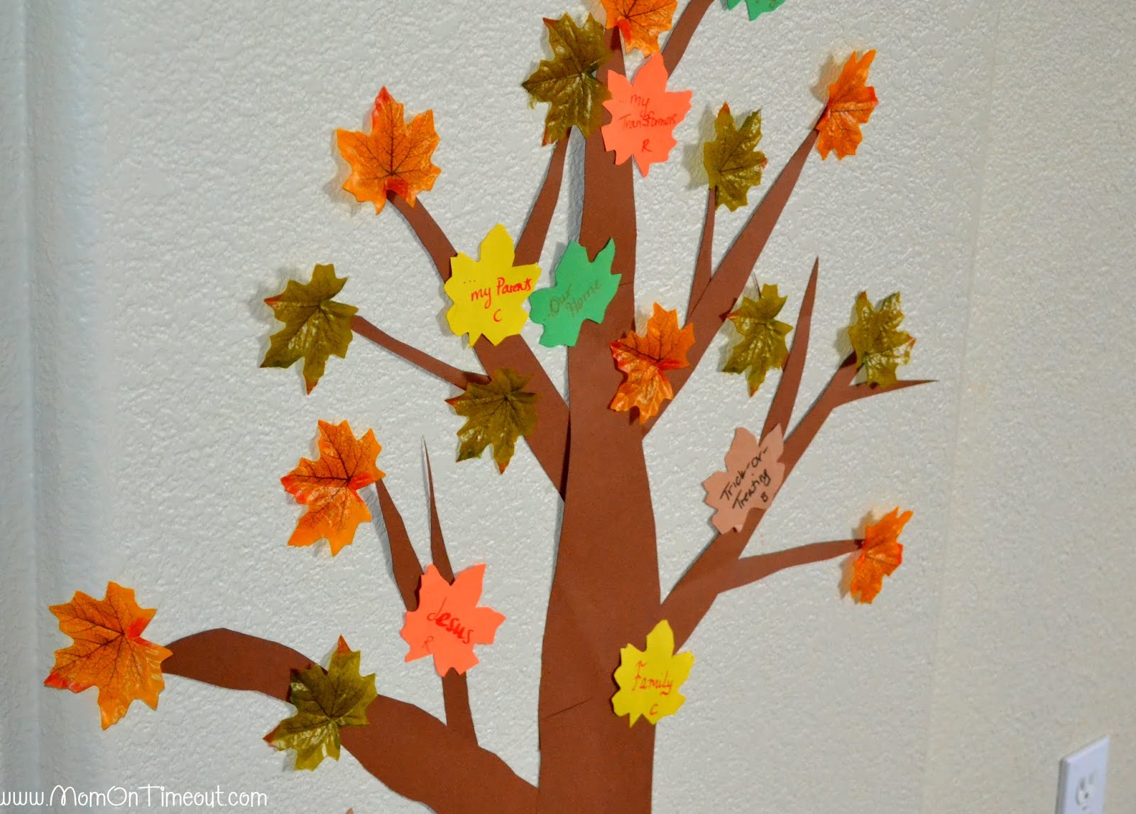 Our Thanks Giving Tree - Mom On Timeout