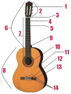Quais as partes de um violão?