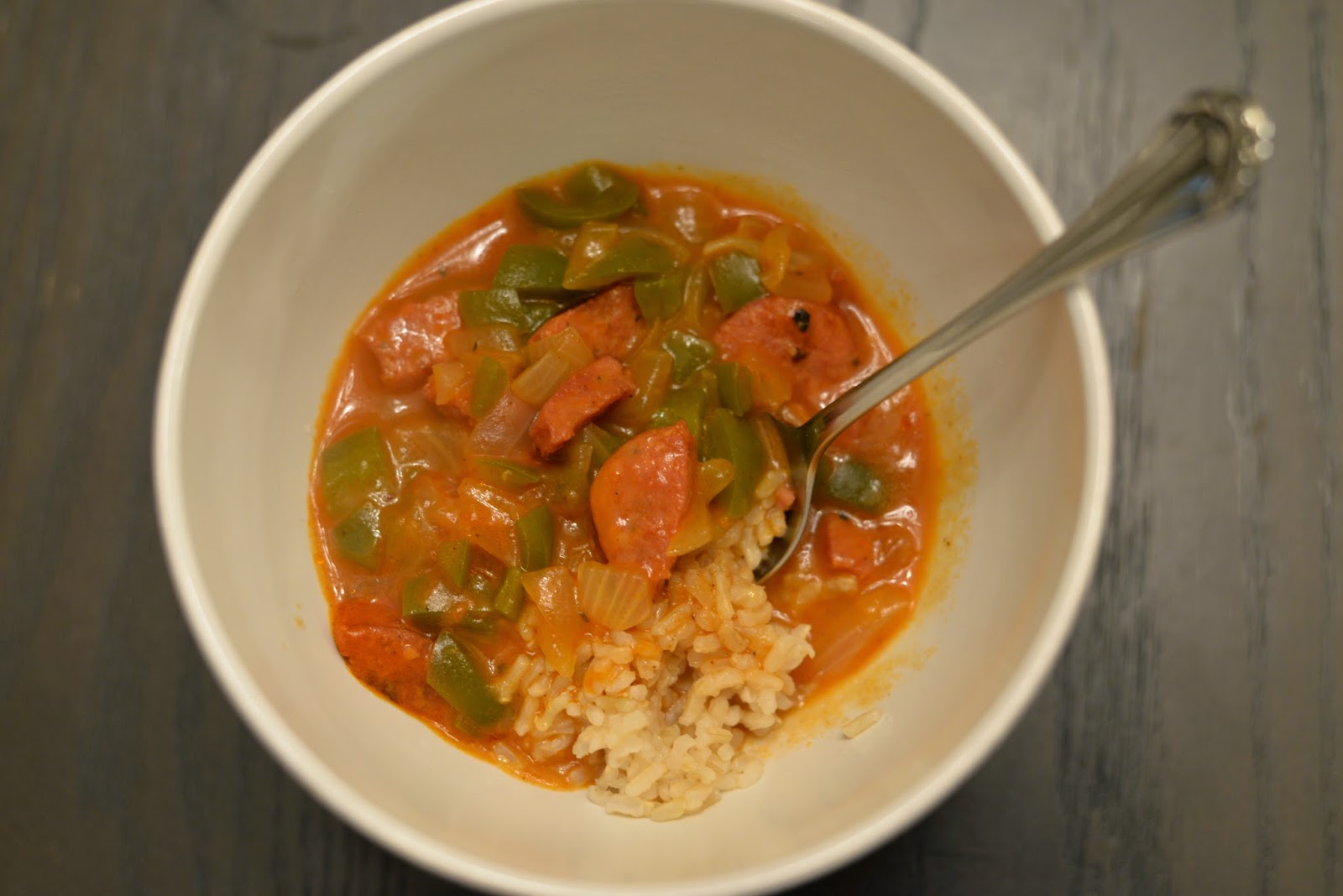 The Three Happy Eaters: Sausage Gumbo The Three Happy Eaters: Sausage Gumbo