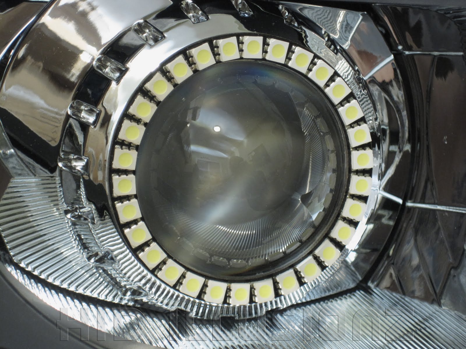 HID ILLUSIONZ: Honda Civic SI Custom LED Angel Eyes SC430 FX35 E46 ...