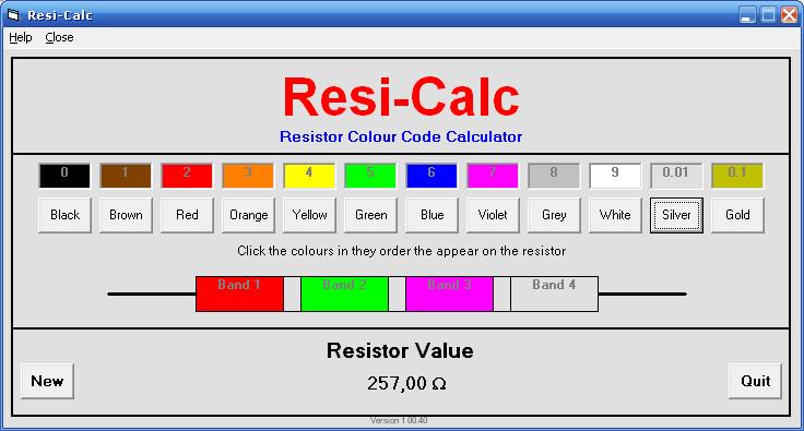 Todo técnico y más: PROGRAMA DE CALCULO DE RESISTENCIAS DE 4 BANDAS ...