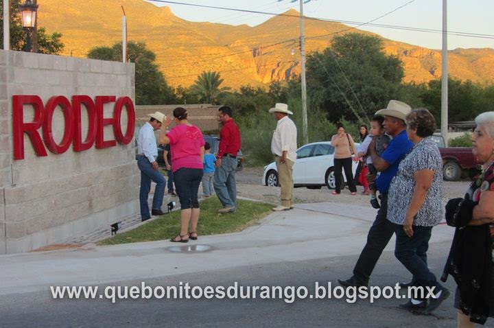 Qué bonito es Durango: Rodeo, Dgo.