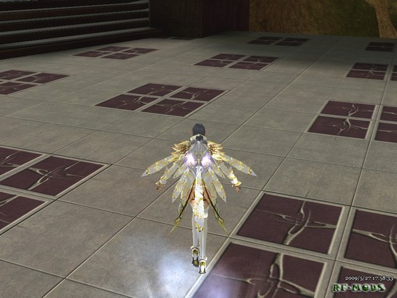 White Gold Armor Cora [ 55 ] + Jetpack | Rising Force Online