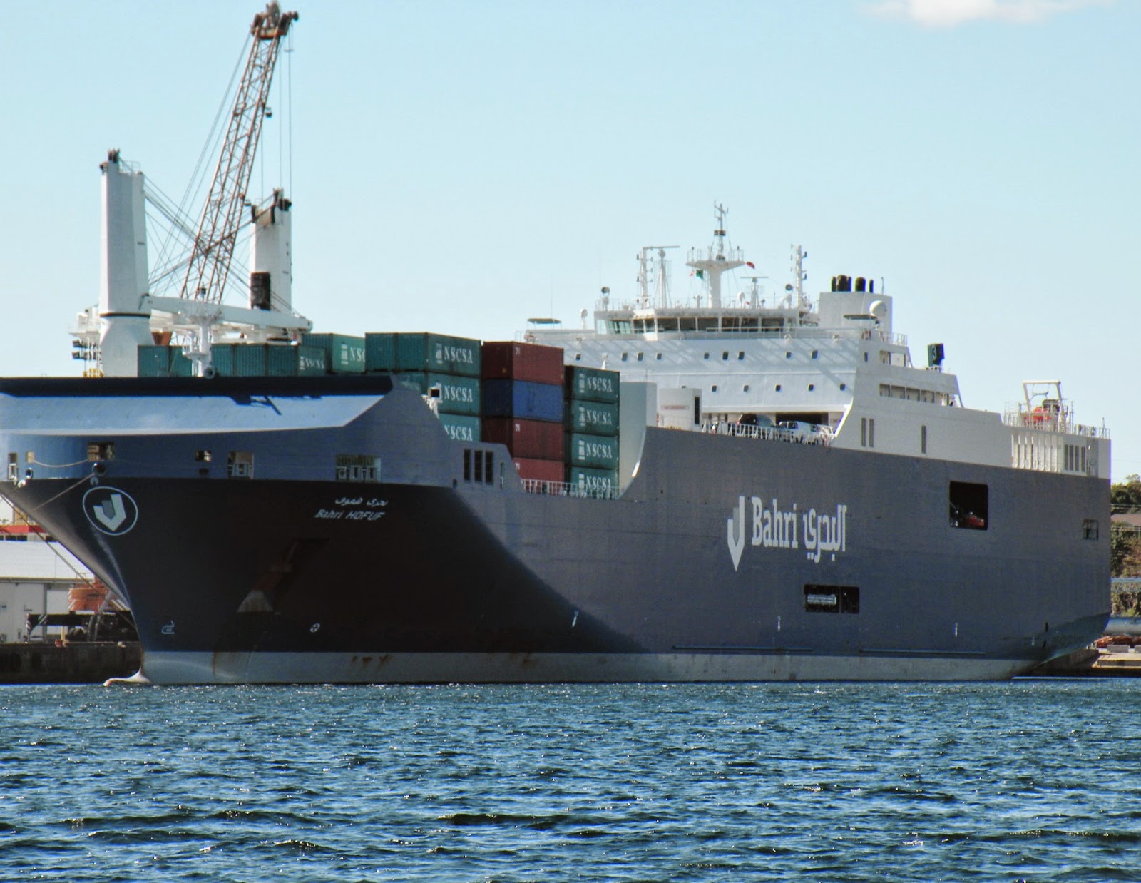 Capnkens Blog: New Ro-Ro Cargo Vessel BAHRI HOFUF calls at HALTERM