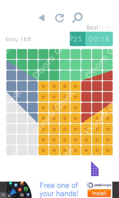 Blocks & Shapes [Easy] Level 168 Solution ~ Doors Geek