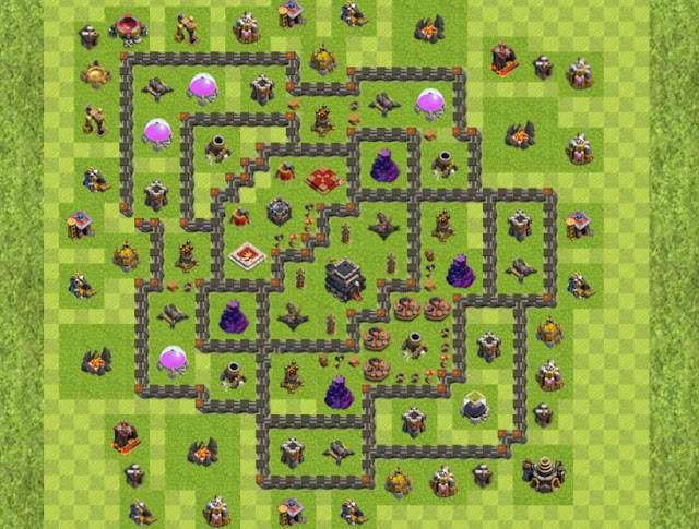 Base War TH 9 Terbaru dan Terkuat | Kumpulan Base dan Cara Bermain ...