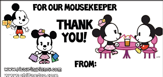 Picturing Disney: Mousekeeping & Tip Envelopes