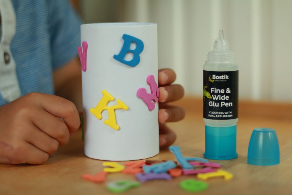 Craft Idea: Alphabet Pencil Pot | Quite Frankly She Said