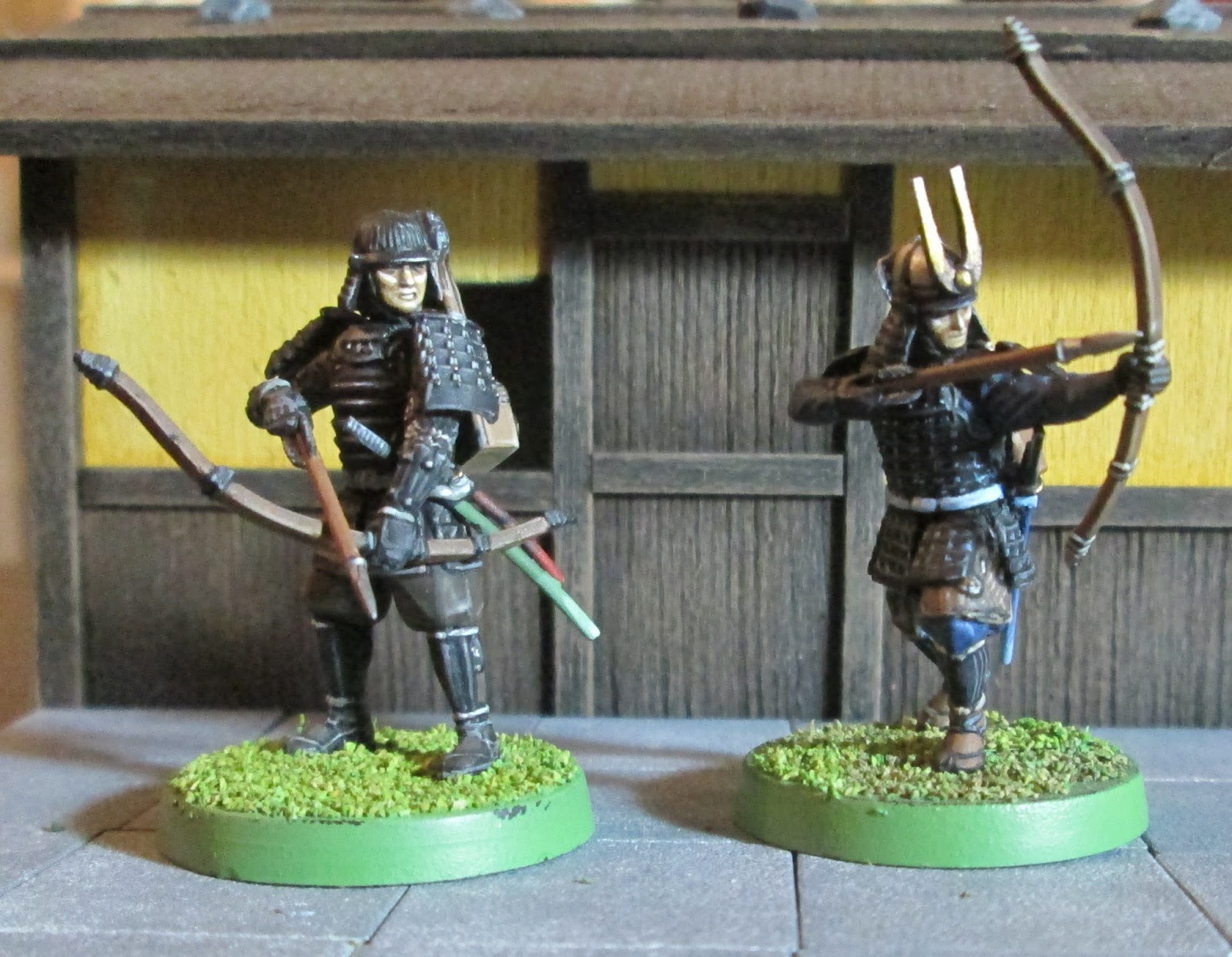 In space no one can hear you paint: Some painted Wargames Factory samurai