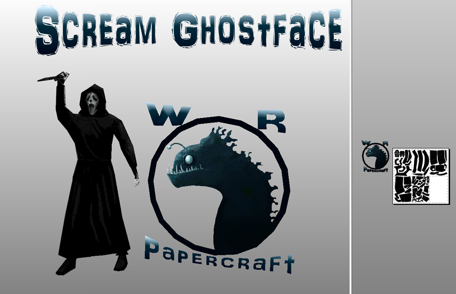 Scream Ghostface Papercraft