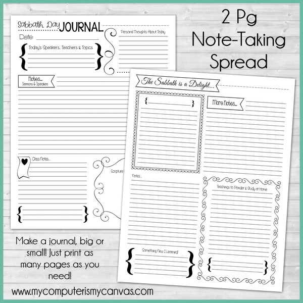 {NEW IN THE SHOP} Sunday Journal - My Computer is My Canvas