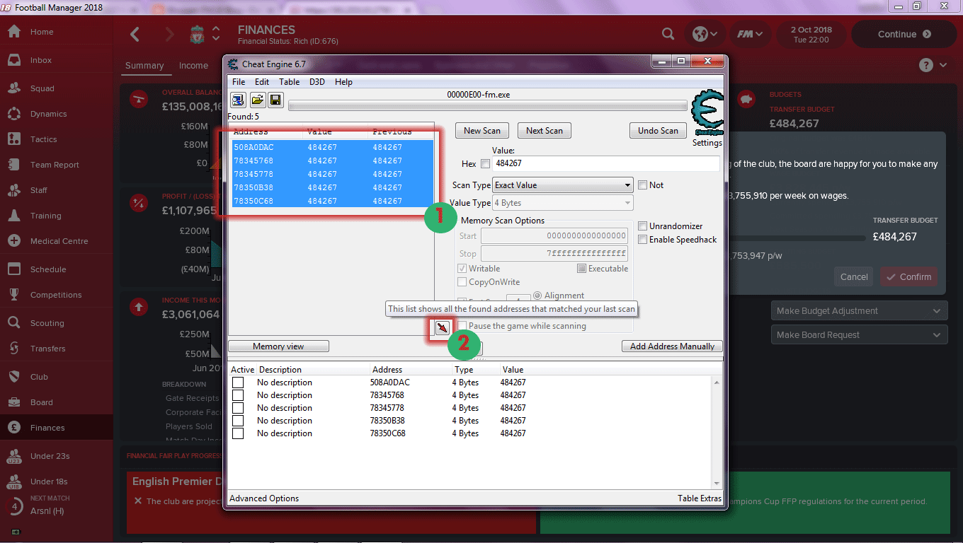 Football Manager 2018 Money Cheat | FM Blog | FM24