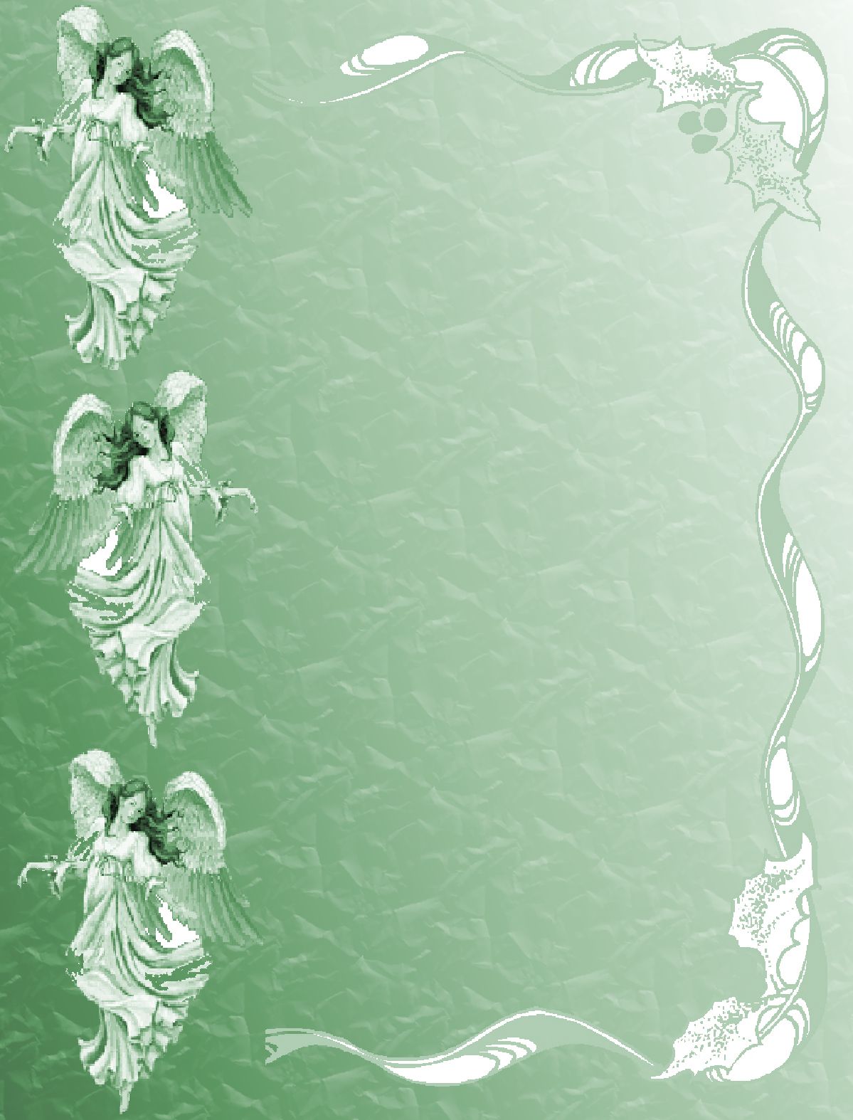 Christian Images In My Treasure Box: Angel Borders , Frames And Backgrounds