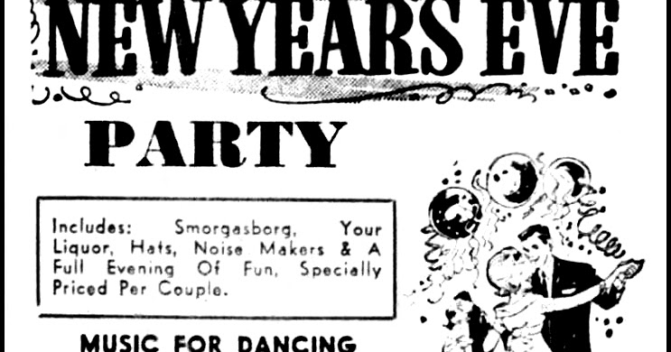 Brady's Bunch of Lorain County Nostalgia: New Year’s Eve 1963 Ads