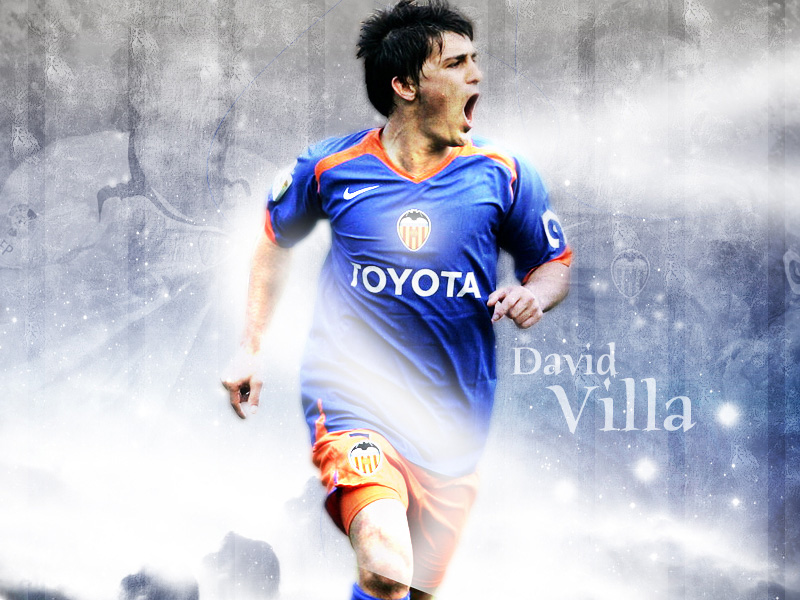 ALL FOOTBALL STARS: David Villa Wallpapers