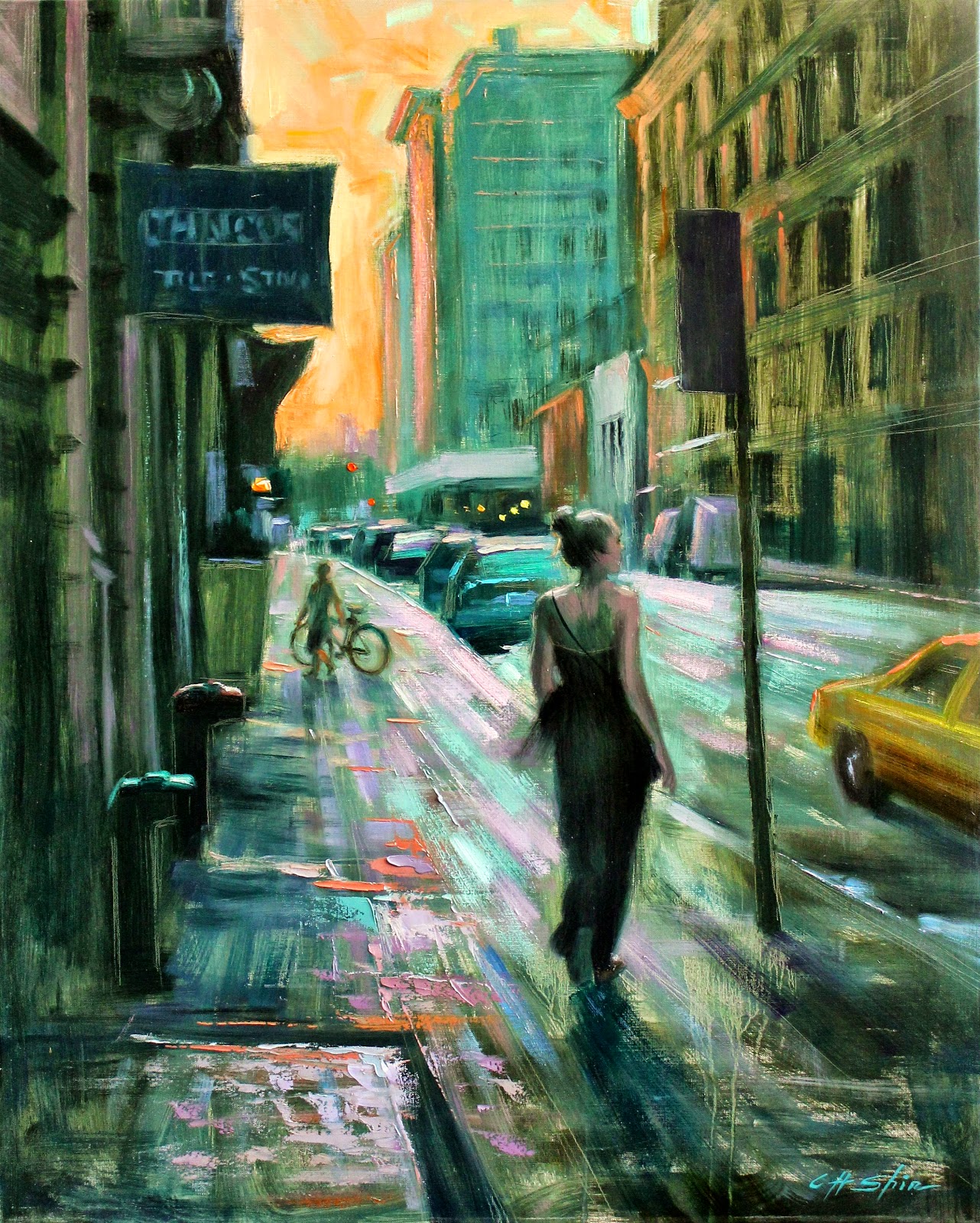 Chin H. Shin | Impressionist Cityscape painter | Tutt'Art@ | Pittura ...