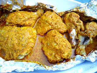 Sceptical Cook: Spiced chicken with yoghurt in a parcel