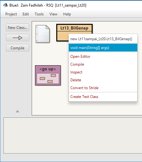 Java Script: MEMBUAT CODING BILANGAN GENAP MENGGUNAKAN BLUE-J