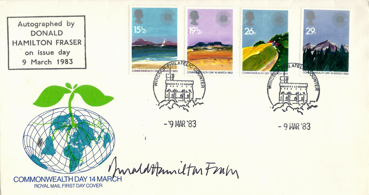 Signed Covers: UK 1983 Commonwealth Day, Geographical Regions