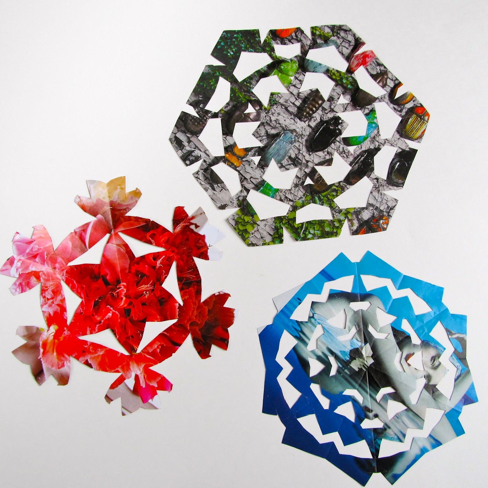 Magazine Snowflakes