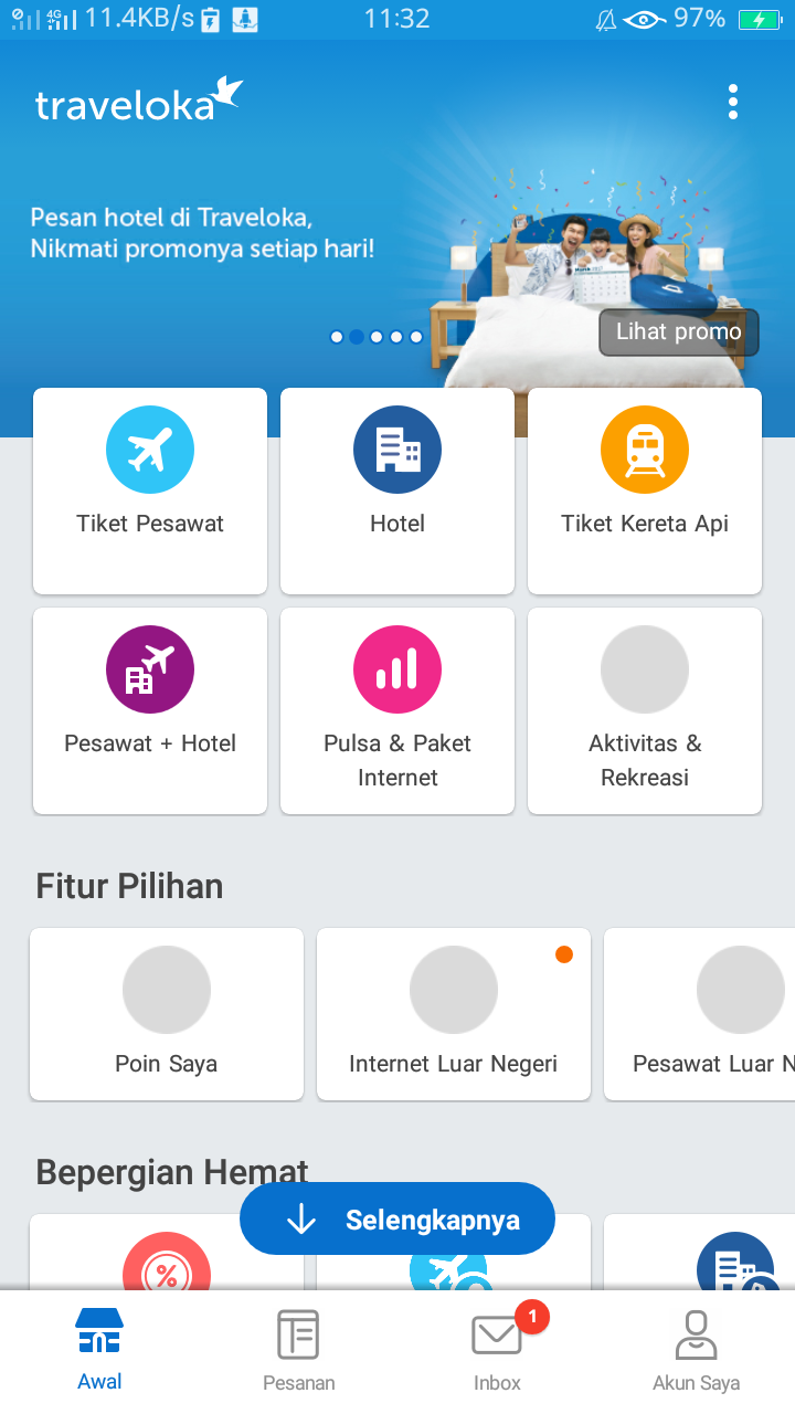 Beli Tiket Pesawat di Traveloka