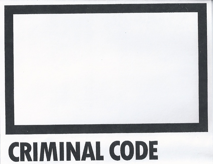 TERMINAL ESCAPE: CRIMINAL CODE