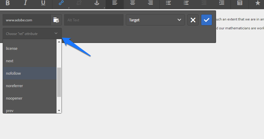 Experiencing Adobe Experience Manager (AEM, CQ): AEM 62 - Touch UI Extend Rich Text Link Dialog ...