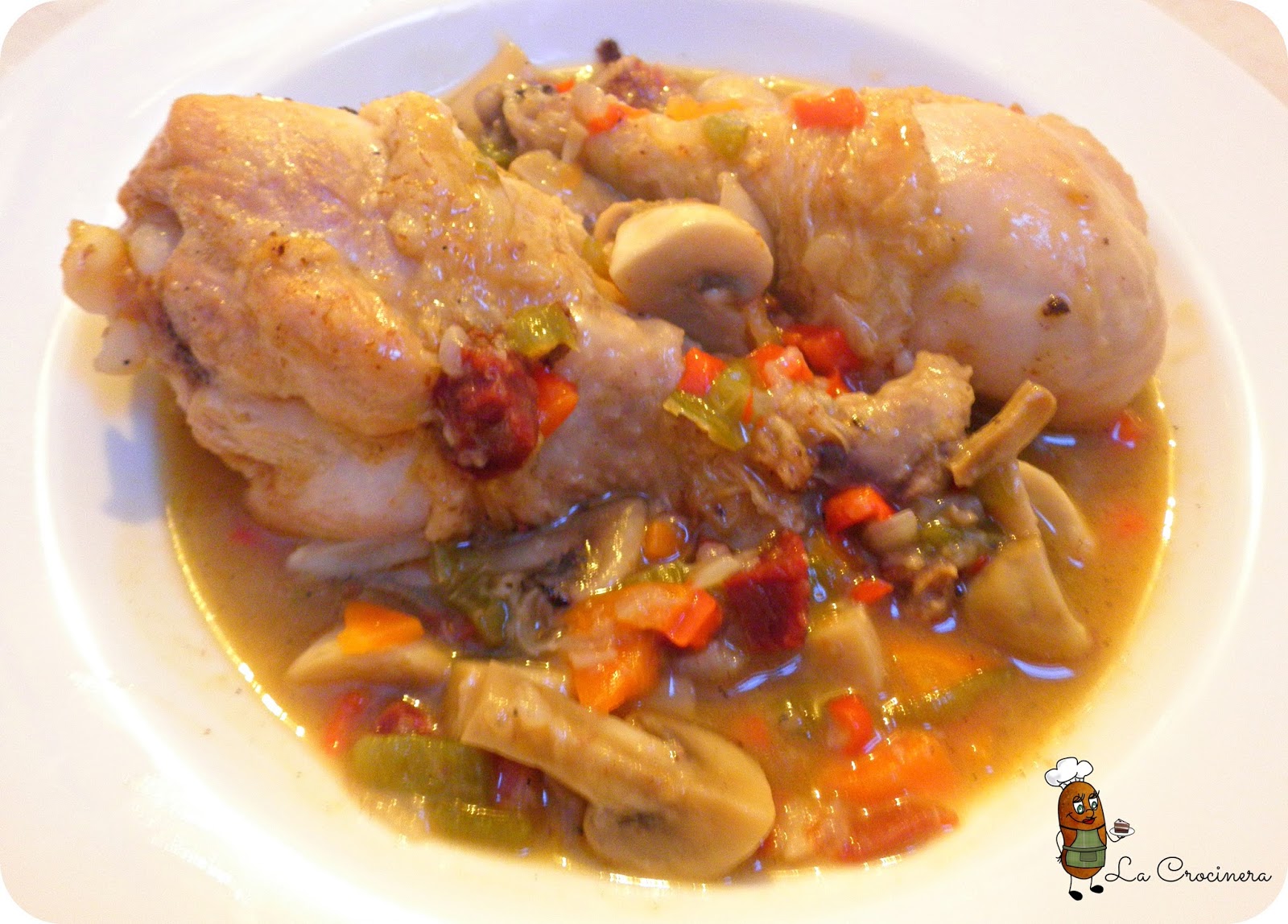 MUSLITOS DE POLLO CON VERDURAS Y JAMÓN | La Crocinera