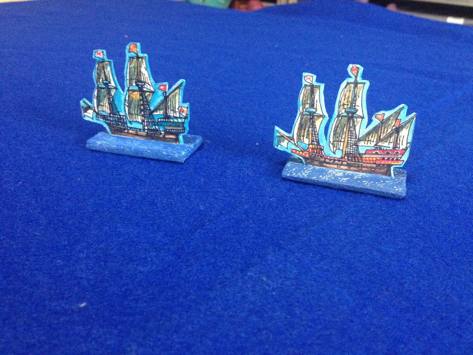 Grid based wargaming - but not always: Paper ships for next 6x6 gaming ...