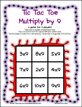 Fun Games 4 Learning: Tic Tac Math Freebies Now Available!