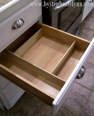 It's Written on the Wall: Do It Yourself Kitchen Drawer Organizer-So Easy!