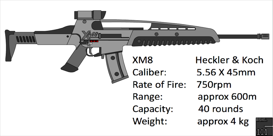 SI VIS PACEM, PARA BELLUM: Il fucile d'assalto Heckler & Koch XM8