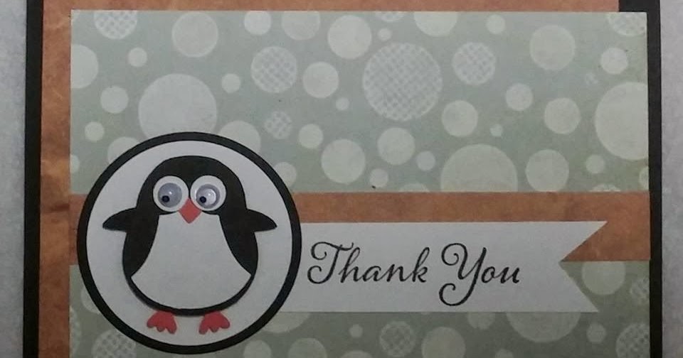 Seongsook's Creations: My Penguin Thank You cards
