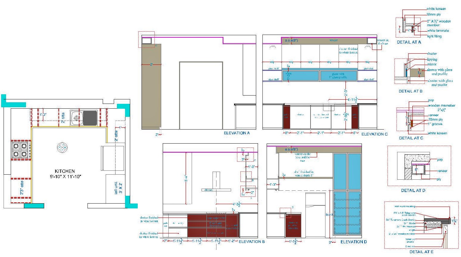 Construction Details: Construction Details Of Kitchen Platform
