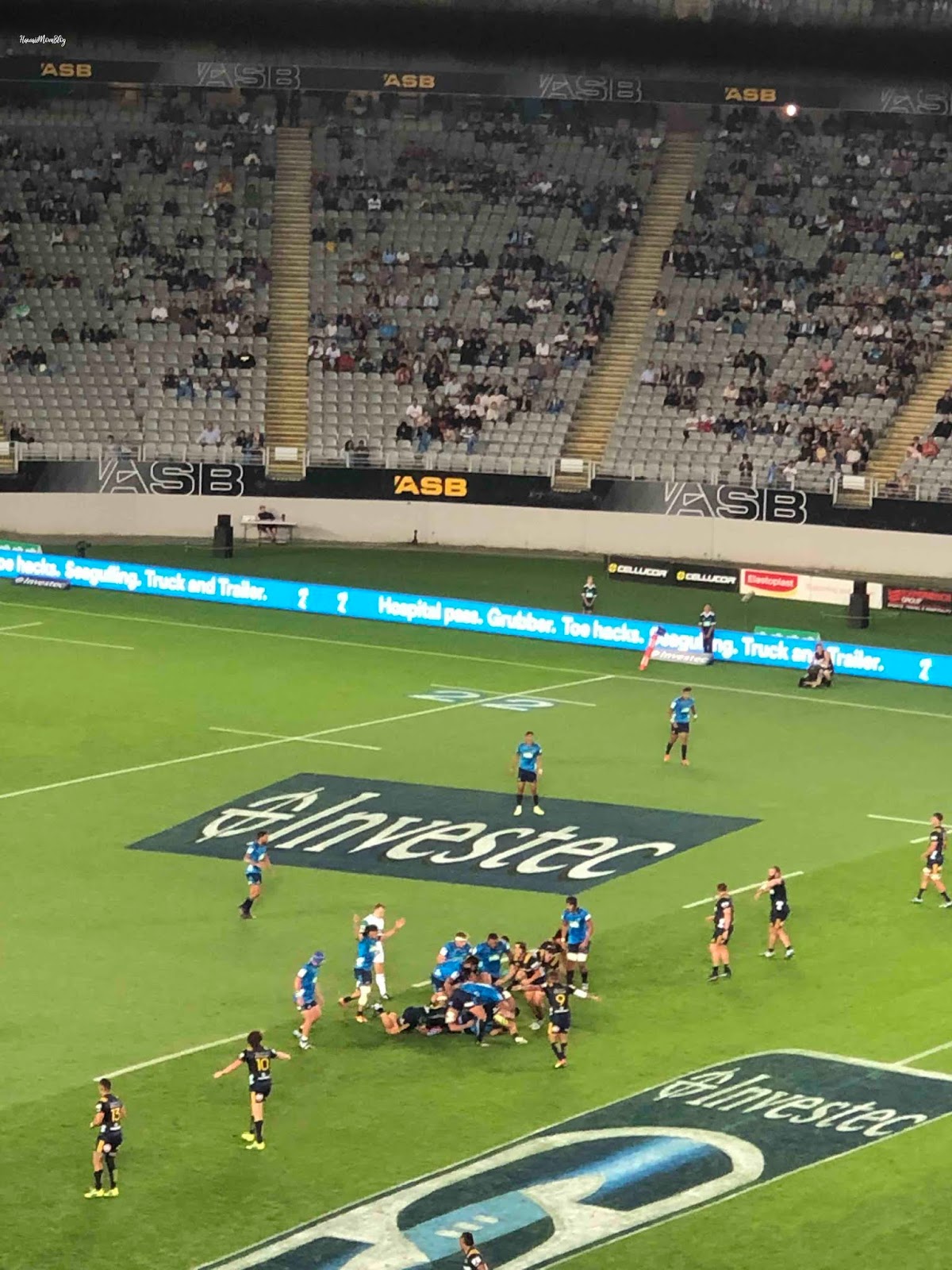Hawaii Mom Blog: Visit Auckland: Blues Rugby Game in Eden Park
