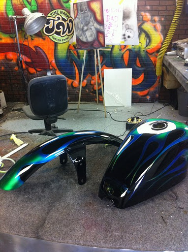 Online Motorcycle Paint Shop: Recent paint jobs by Time Warp