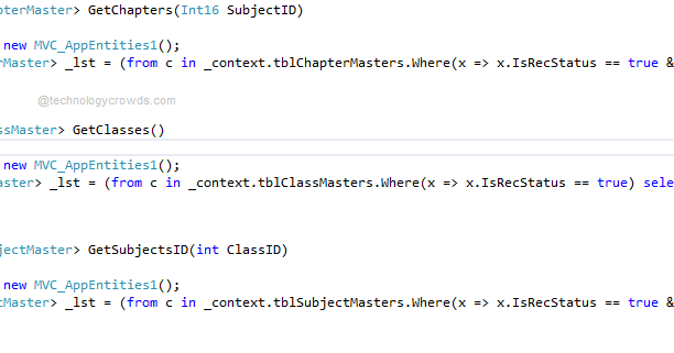 Dropdown List: Cascading Dropdown list in MVC - .Net Core | MVC | HTML ...