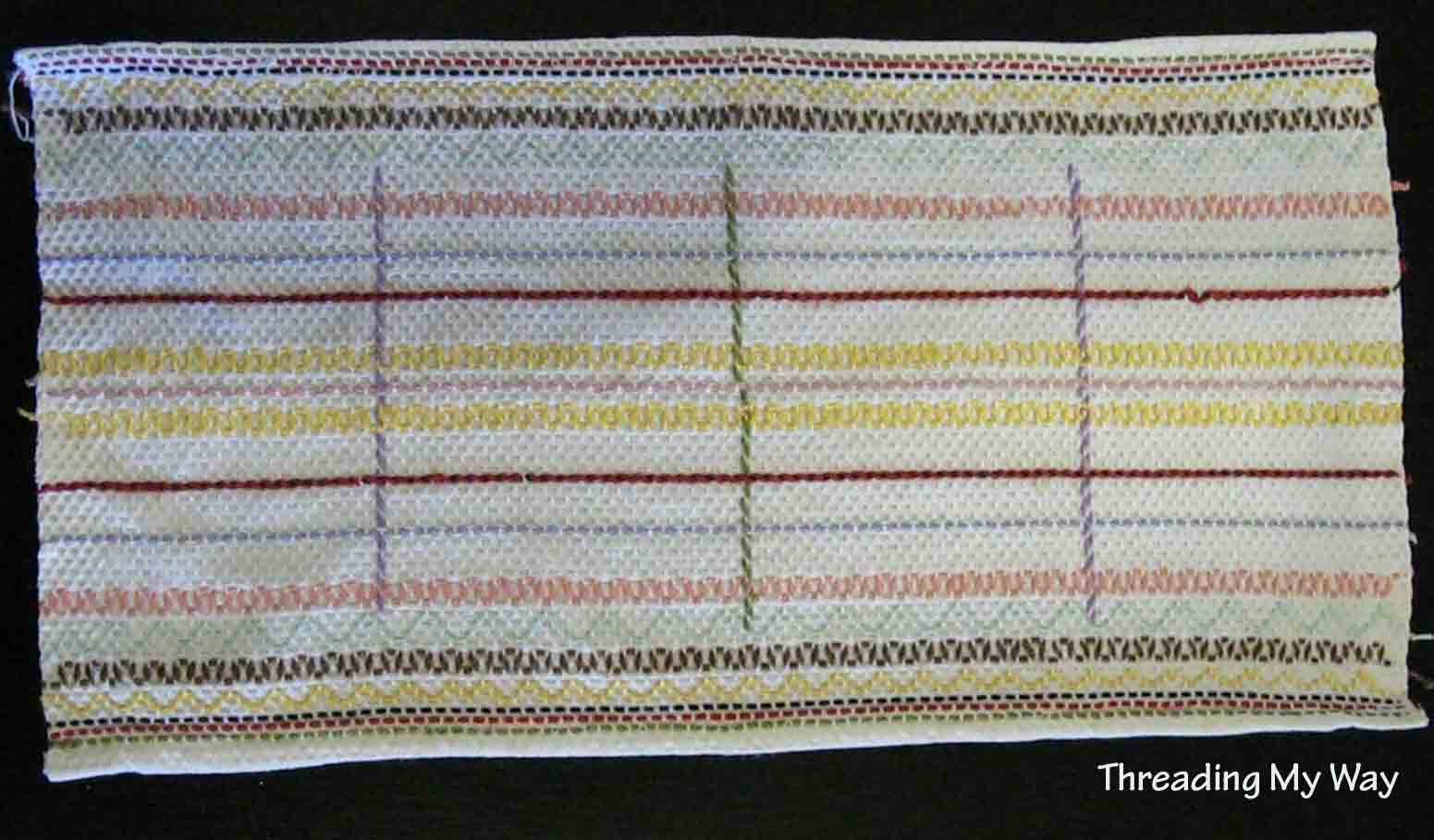 Threading My Way: Huckaback Embroidery...