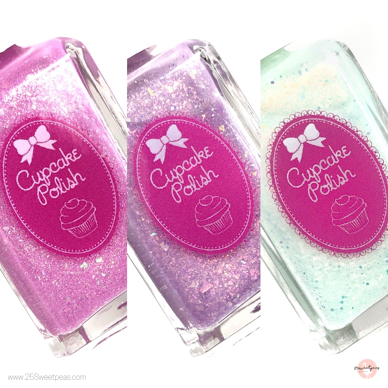 Cupcake Polish Bridal Trio — 25 Sweetpeas