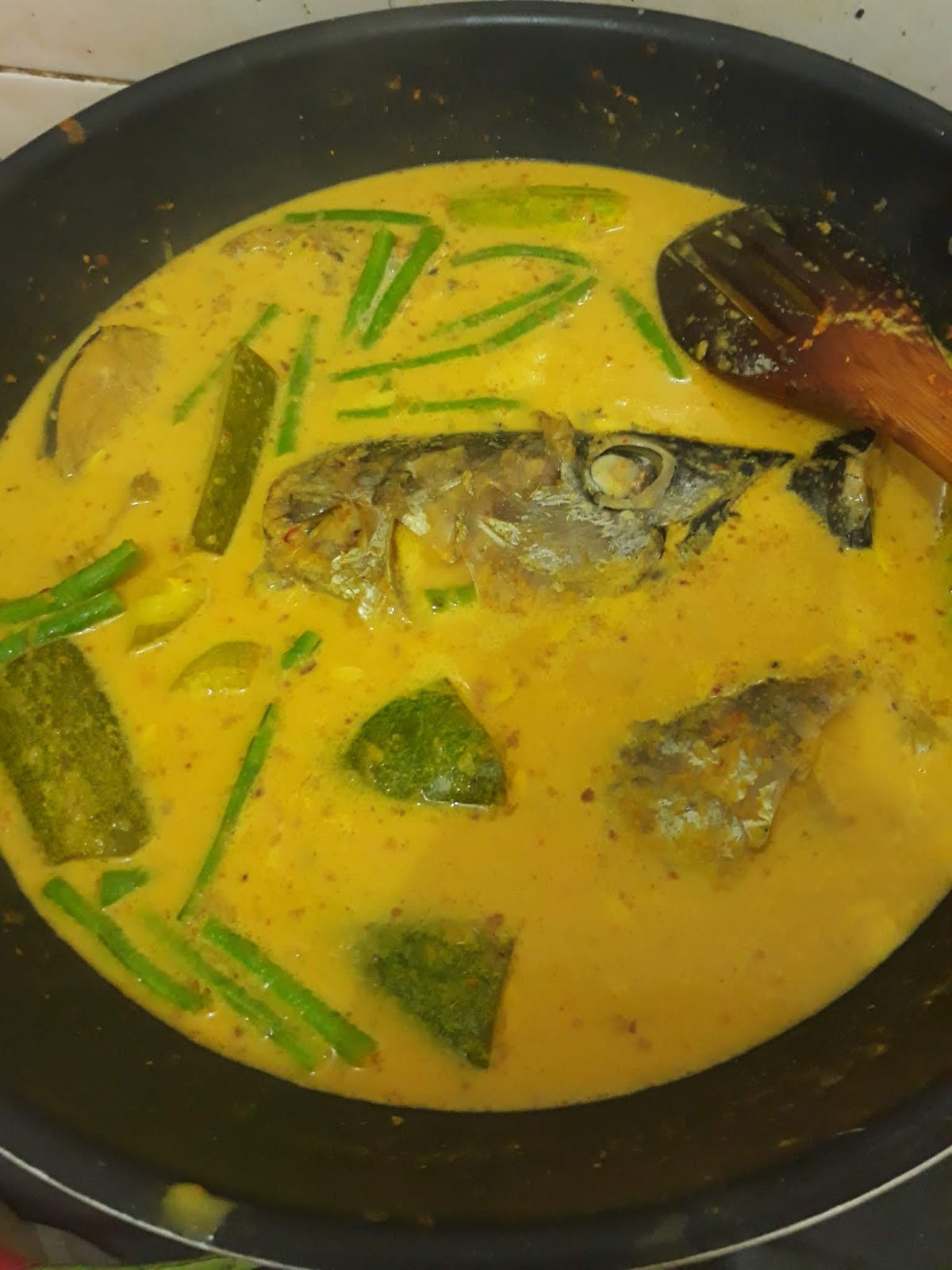 DANA: Resepi gulai kuning ikan aye @tongkol