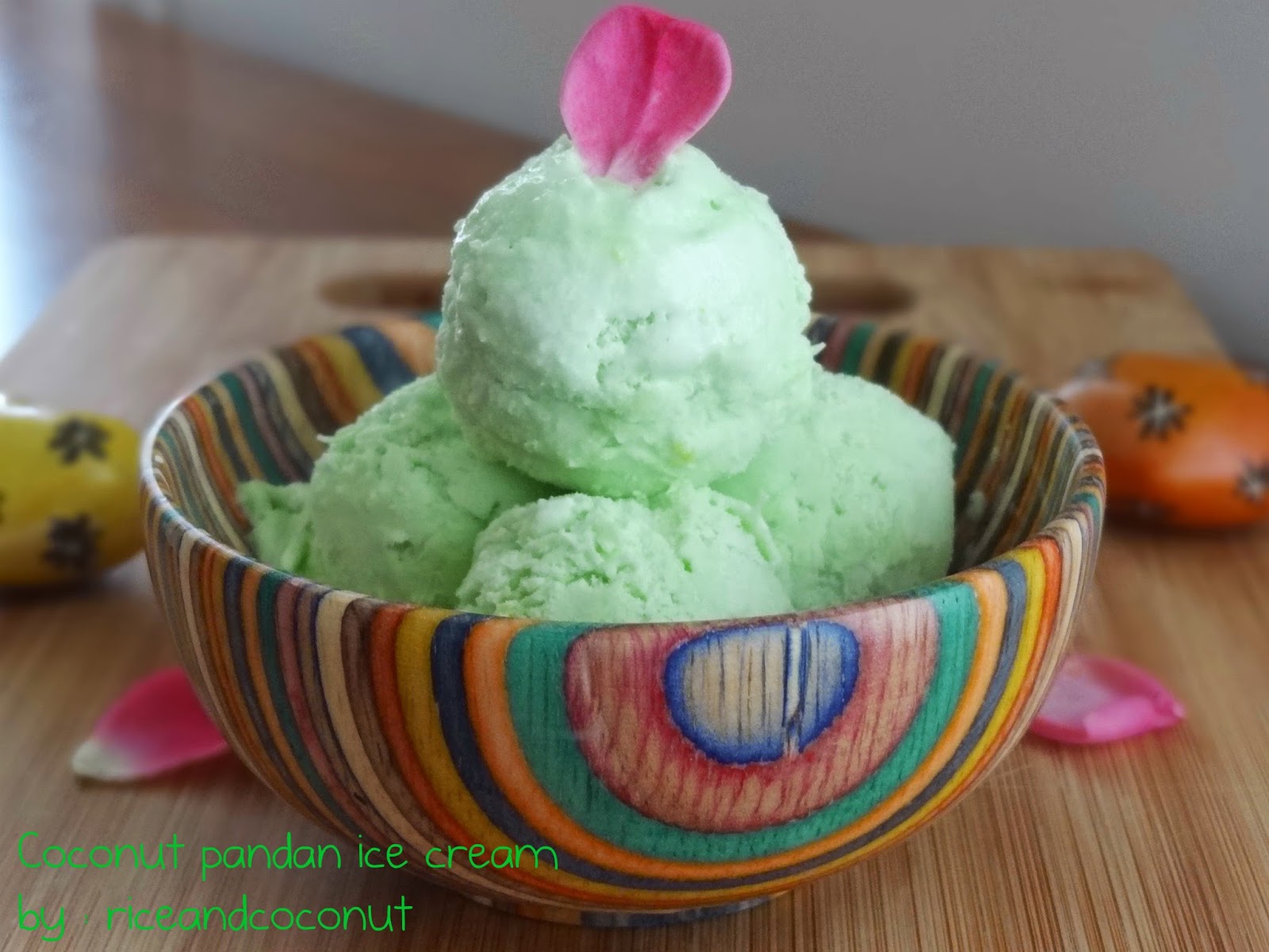 coconut pandan ice cream