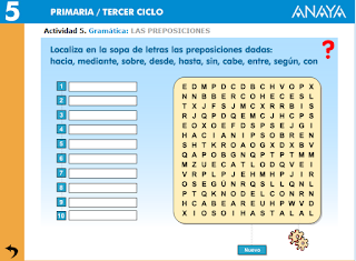 Blog de los niños: Las preposiciones y las locuciones preposicionales