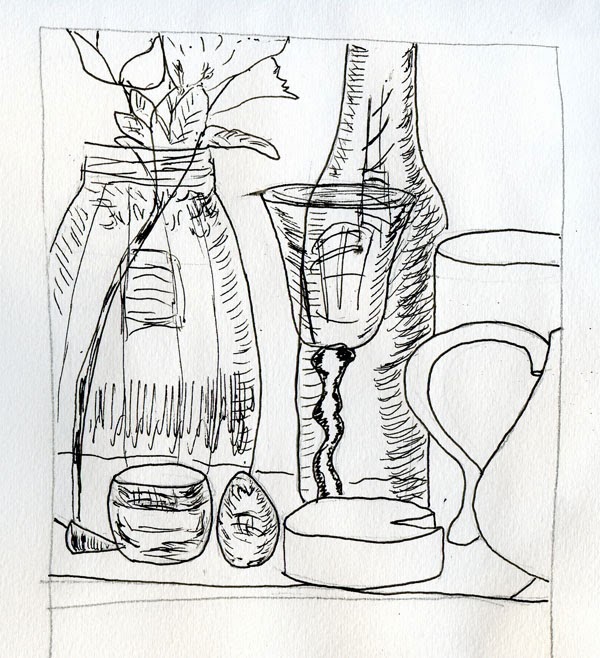 Fueled by Clouds & Coffee: Grisaille (Steve Reddy Workshop, Day 1)