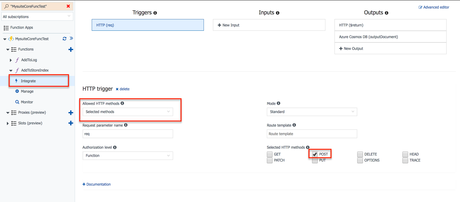 Inserting Data With Azure Functions In Cosmosdb