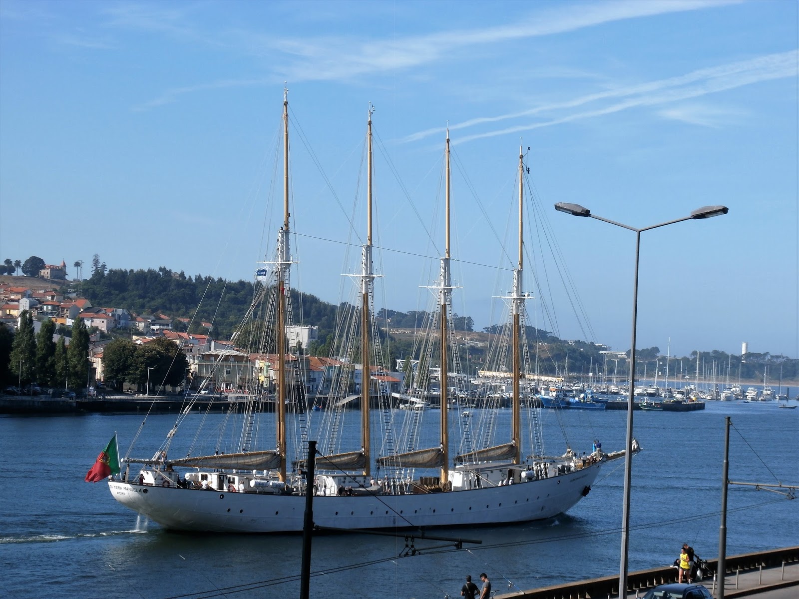 navios e navegadores: O lugre "Santa Maria Manuela", no Porto