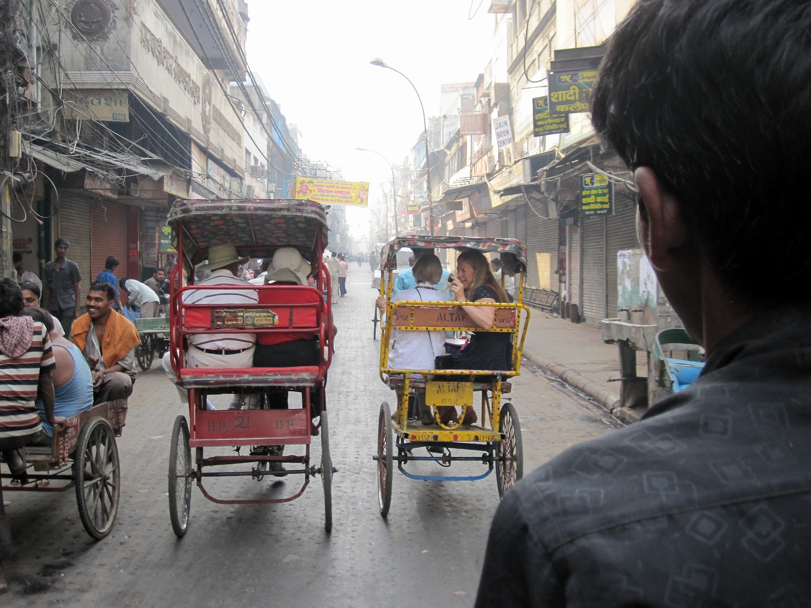 Jim and Kim's Travels: A Wild Rickshaw Ride in Old Delhi, India