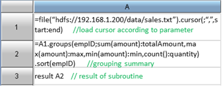 esProc, A Script Language for Data Analytics with Parallel Mechanism: Parallel computing in ...